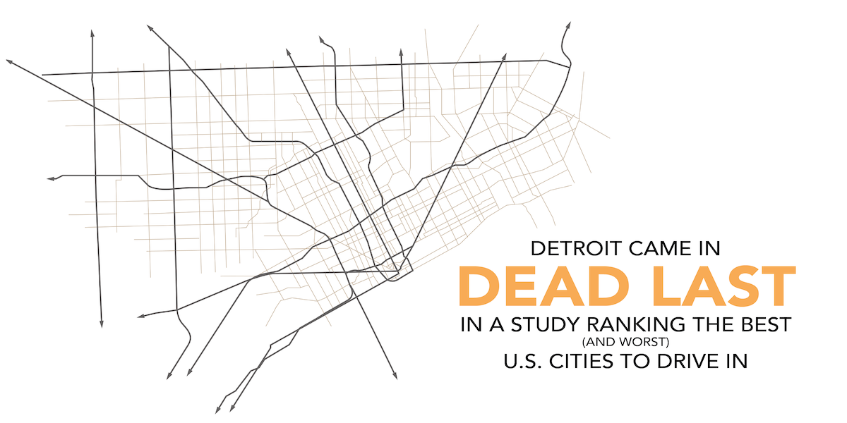 Detroit is the worst city in the U.S. to drive in, study says | Fix MI ...
