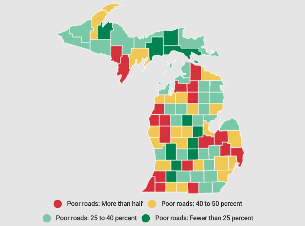 Hate Michigan roads? Your neighbors’ may be way better. | Fix MI State